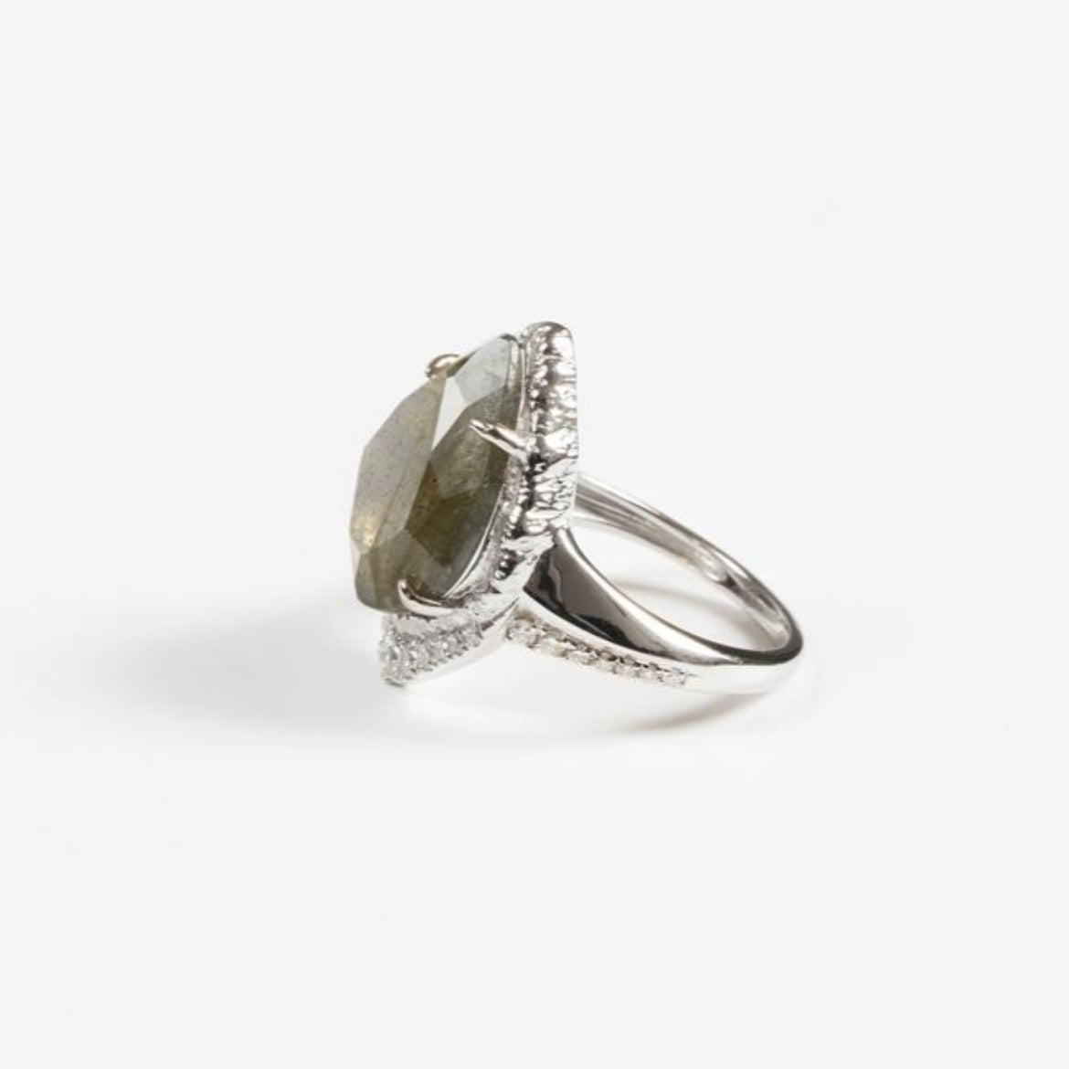 Labradorite Pinky Ring – The Class